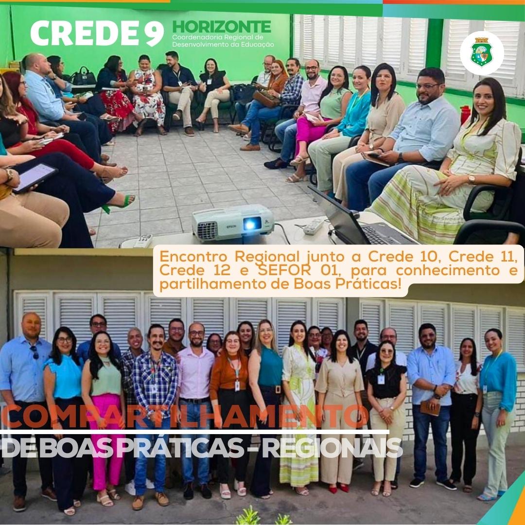 Crede 9 participa do Encontro Regional junto a Crede 10, Crede 11 ...