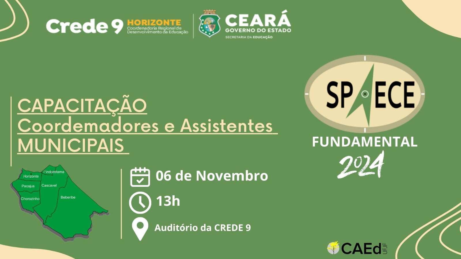 PREPARATIVOS PARA A APLICAÇÃO DO SPAECE- ENSINO FUNDAMENTAL 2024 ...